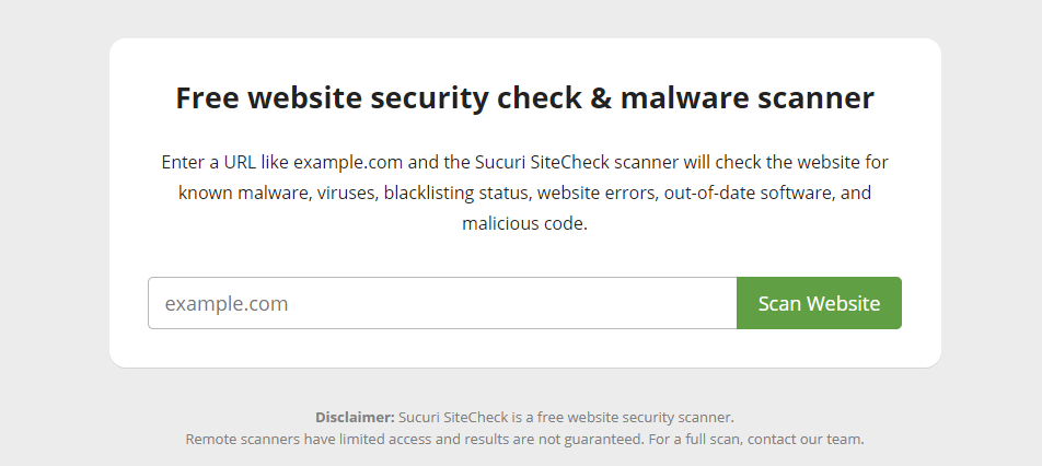 How To Check Website Security Level Using SUCURI – Free SSL Certificates